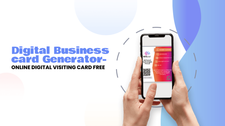 Digital Business card Generator-Online Digital Visiting Card Free